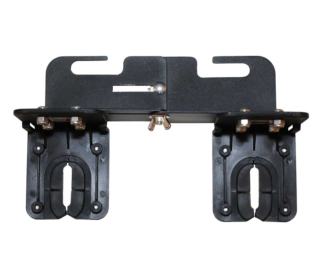 Double Head Rest Vehicle Gun Rack with 2 Gungrabbers 2 Butts - The Gun ...