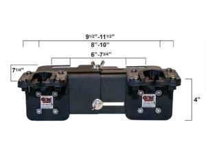 Double Head Rest Vehicle Gun Rack with 2 Gungrabbers 2 Butts - The Gun ...