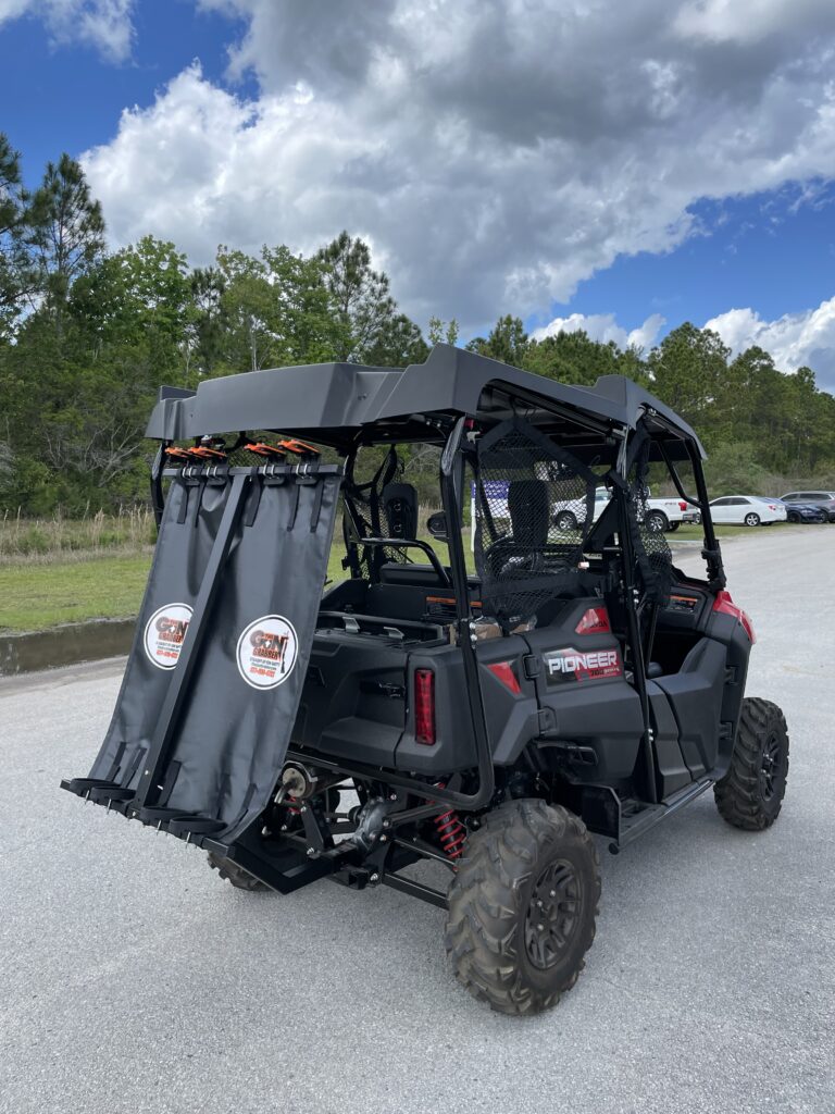 Versatile 2" Rear Trailer Hitch Mount Gun Rack - The Gun Grabber