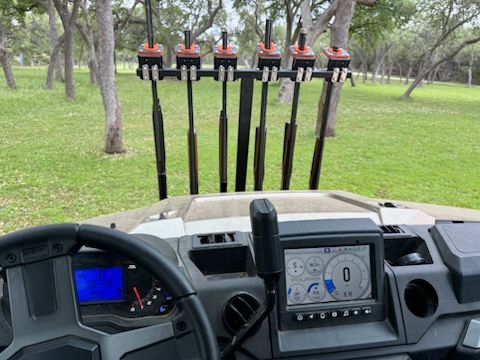 Versatile 2" Front Trailer Hitch Mount Gun Rack - The Gun Grabber