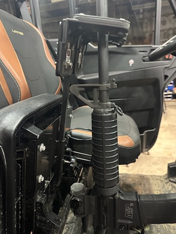 Can Am Defender Gun Rack - The Gun Grabber